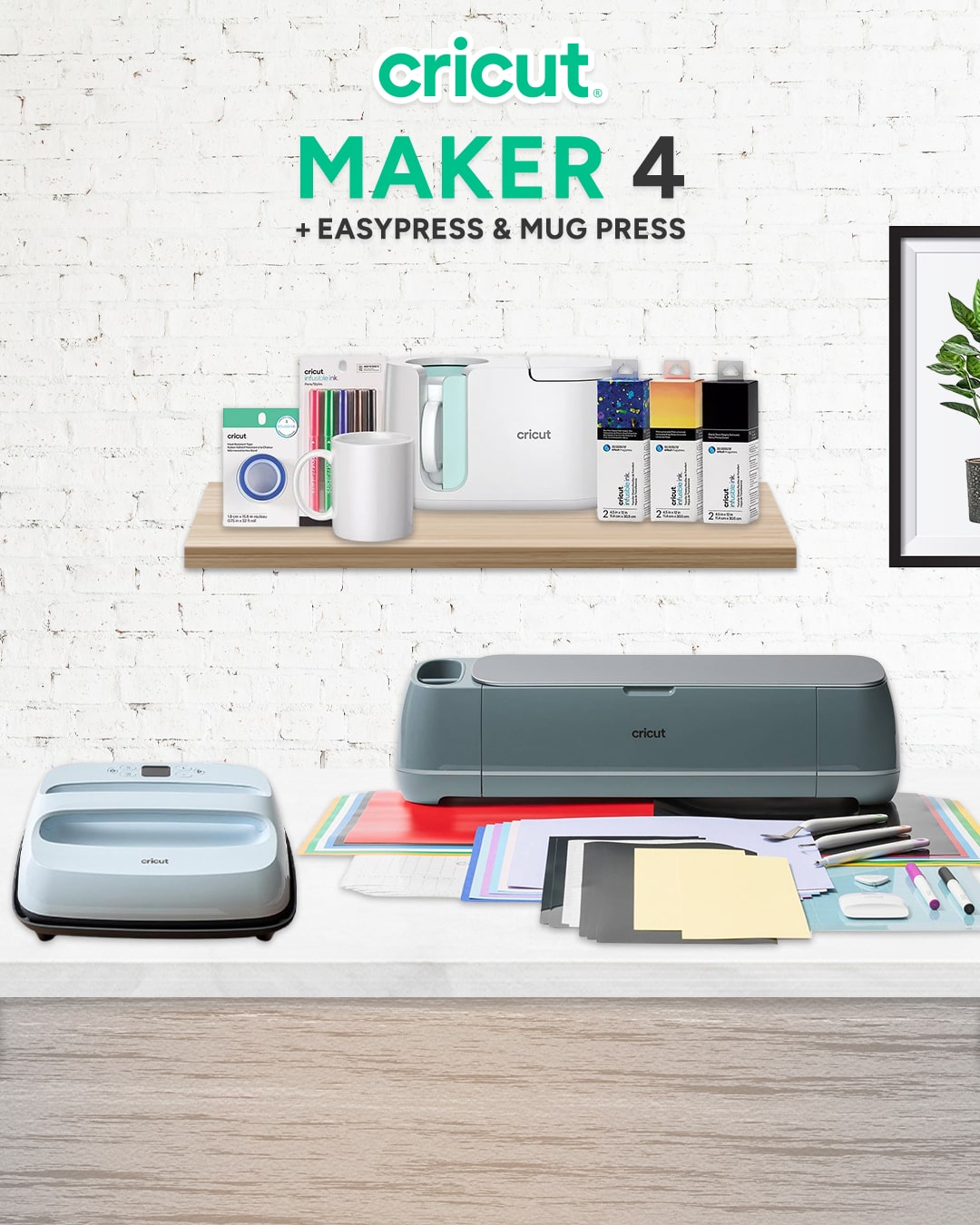 Cricut Maker, EasyPress & Mug Press Bundle - Paragon Competitions